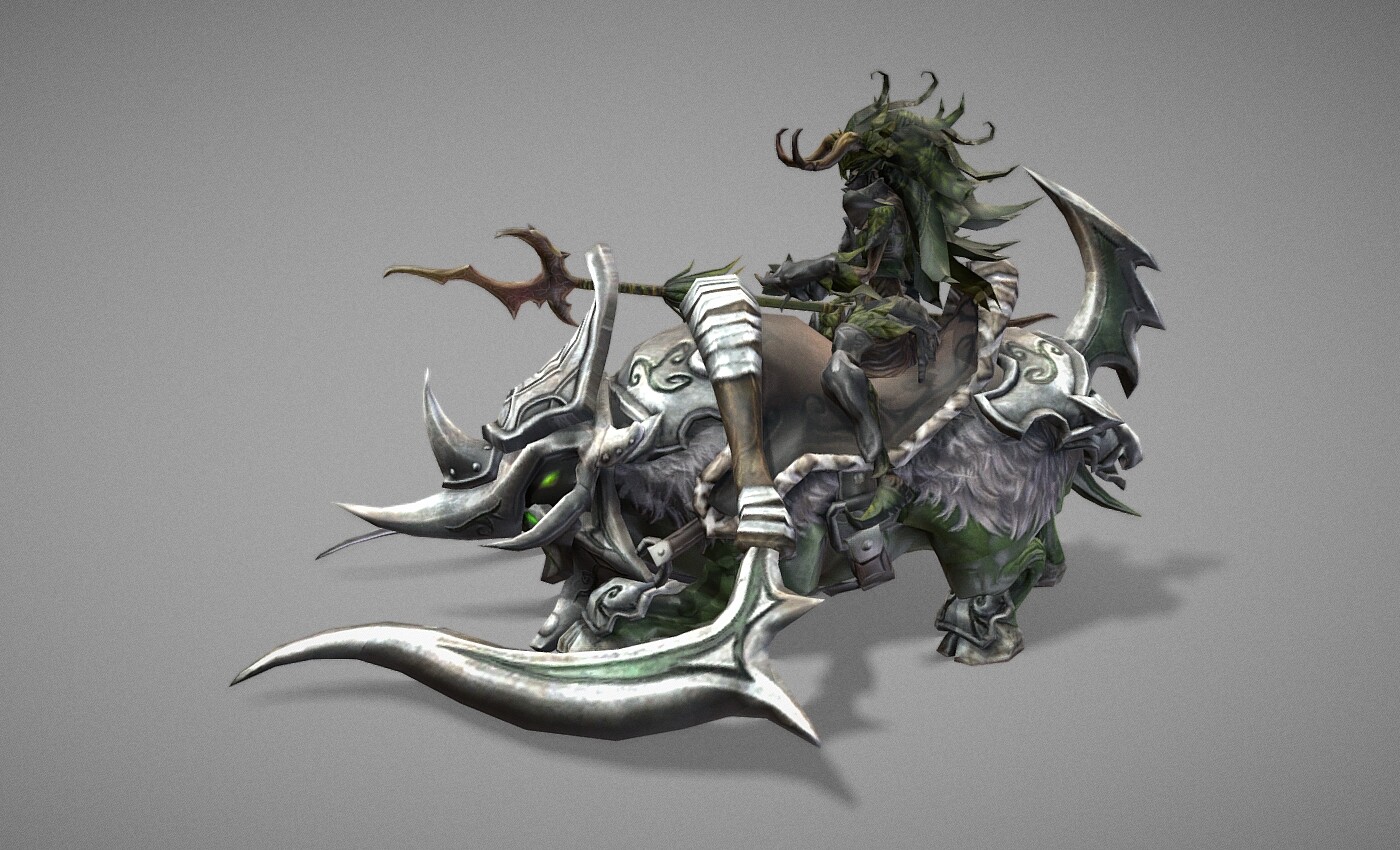 ArtStation - Myth Beast Warrior | Game Assets
