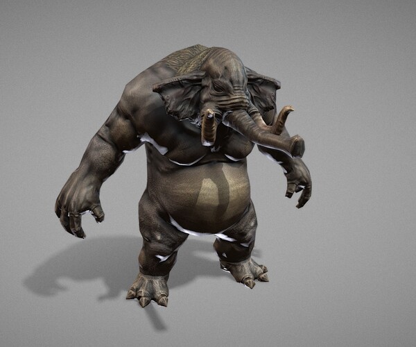 ArtStation - Elephant Myth Myth | Game Assets