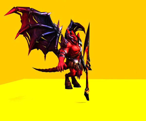 ArtStation - Hell devil horns fly fighters | Game Assets