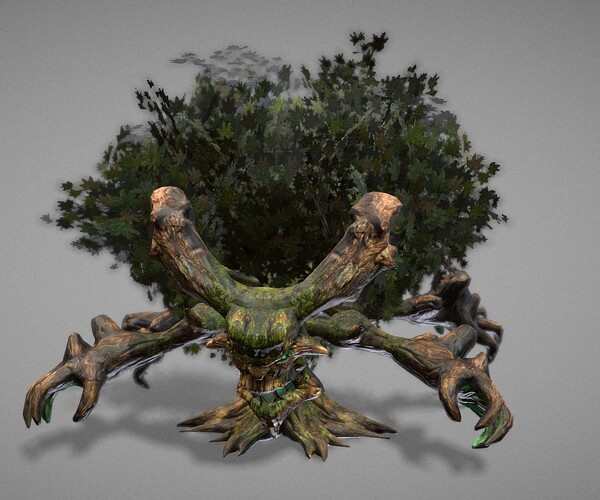 ArtStation - Ent Chieftain Myth | Game Assets