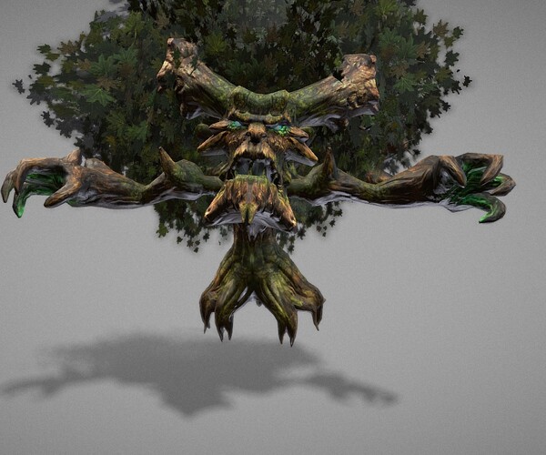 ArtStation - Ent Chieftain Myth | Game Assets