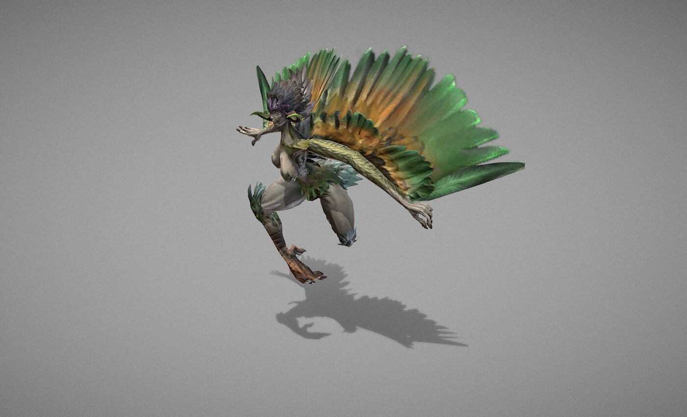 ArtStation - Harpy Myth | Game Assets