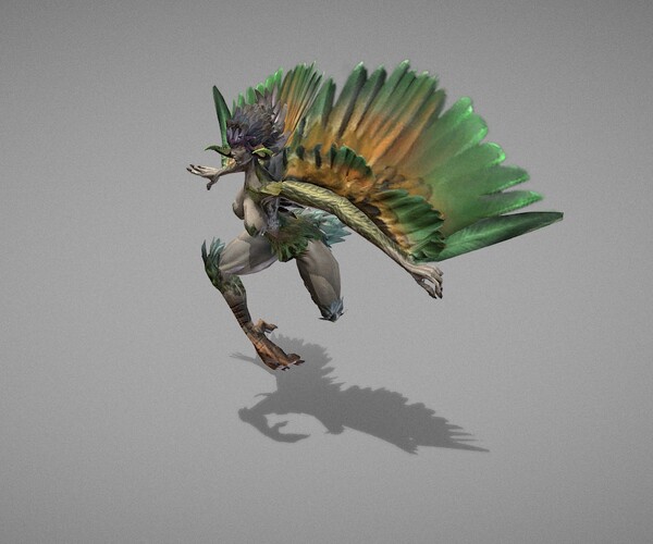 ArtStation - Harpy Myth | Game Assets