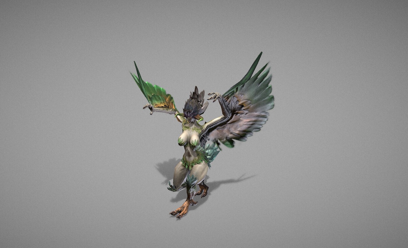 ArtStation - Harpy Myth | Game Assets