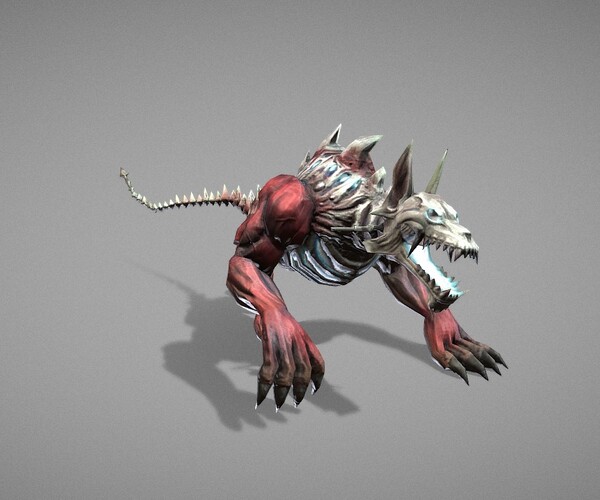 ArtStation - Hellhound Myth | Game Assets