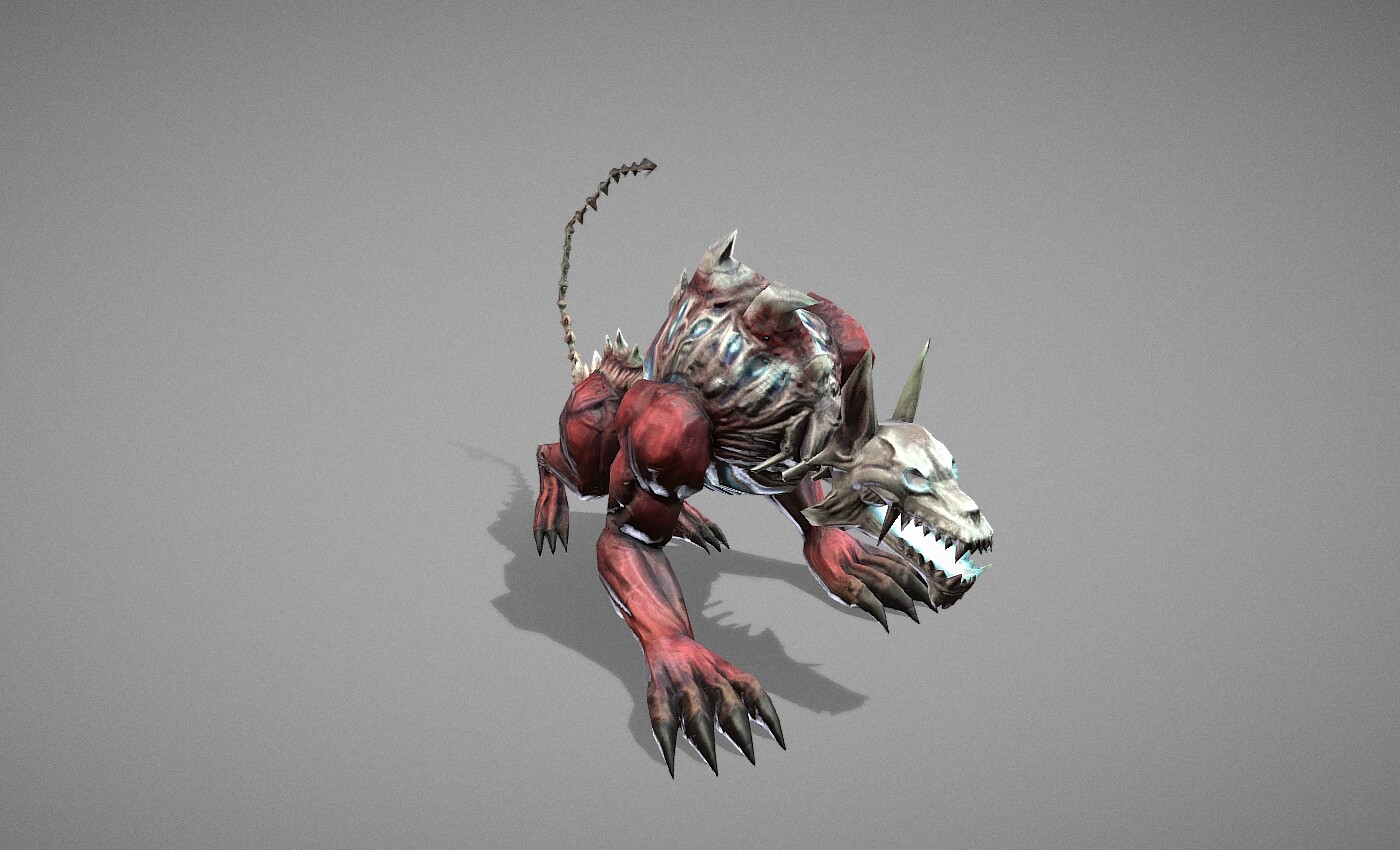 ArtStation - Hellhound Myth | Game Assets