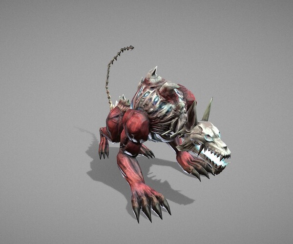 ArtStation - Hellhound Myth | Game Assets