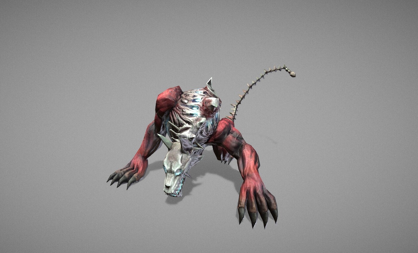 ArtStation - Hellhound Myth | Game Assets