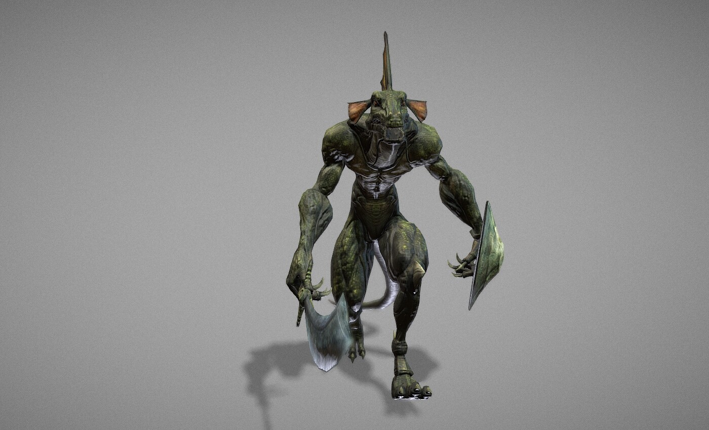 ArtStation - Lizardman Myth | Game Assets