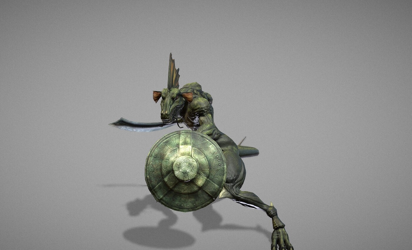 ArtStation - Lizardman Myth | Game Assets