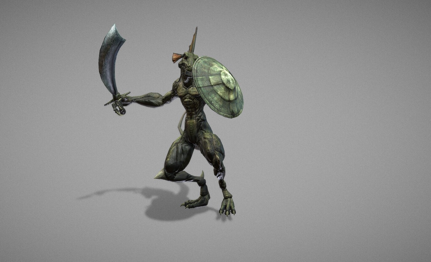 ArtStation - Lizardman Myth | Game Assets