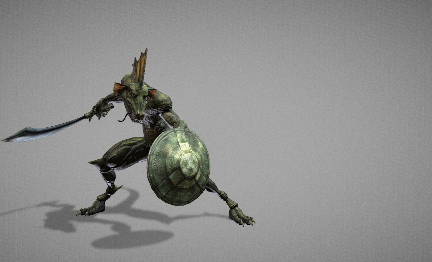 ArtStation - Lizardman Myth | Game Assets