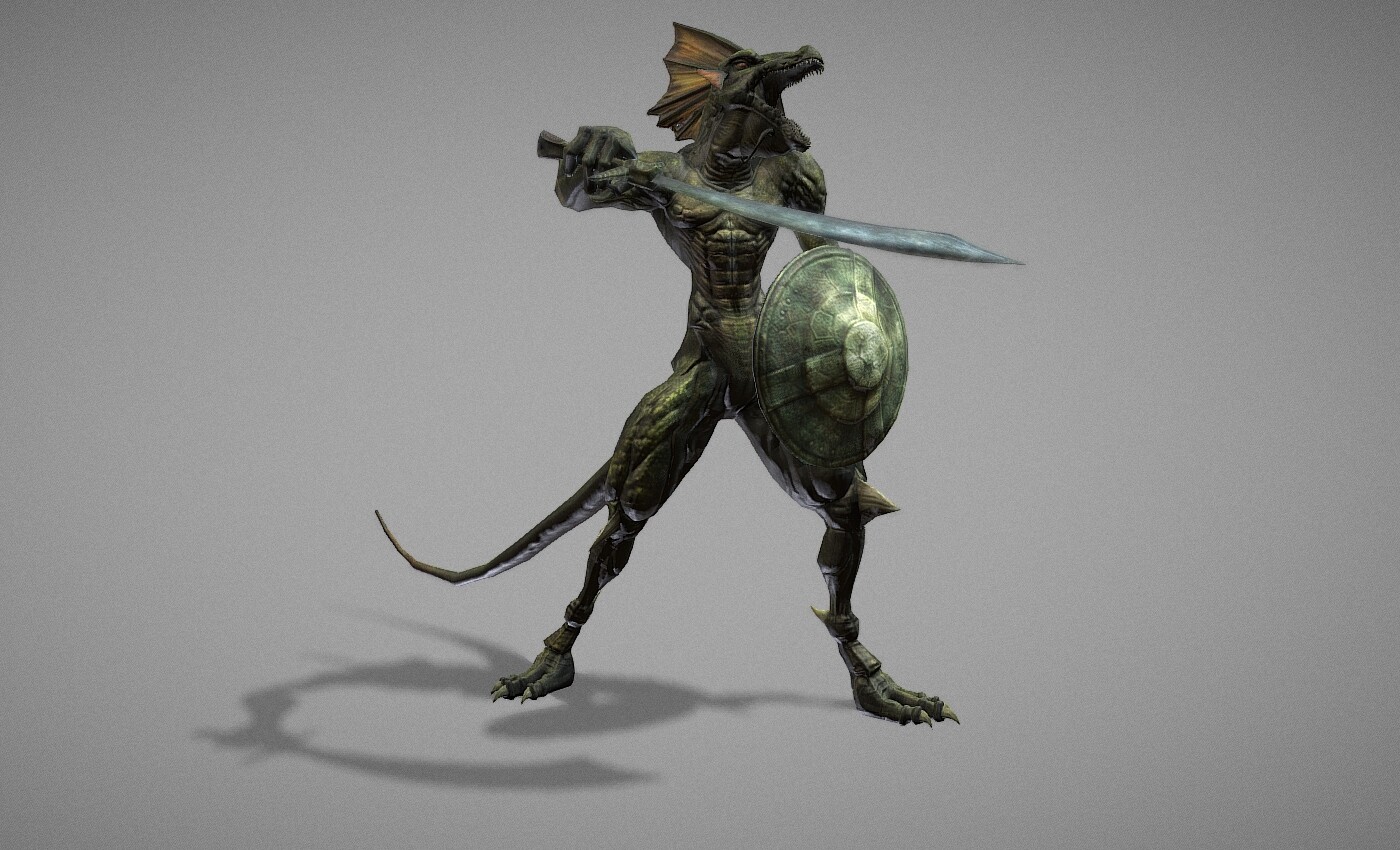 ArtStation - Lizardman Myth | Game Assets