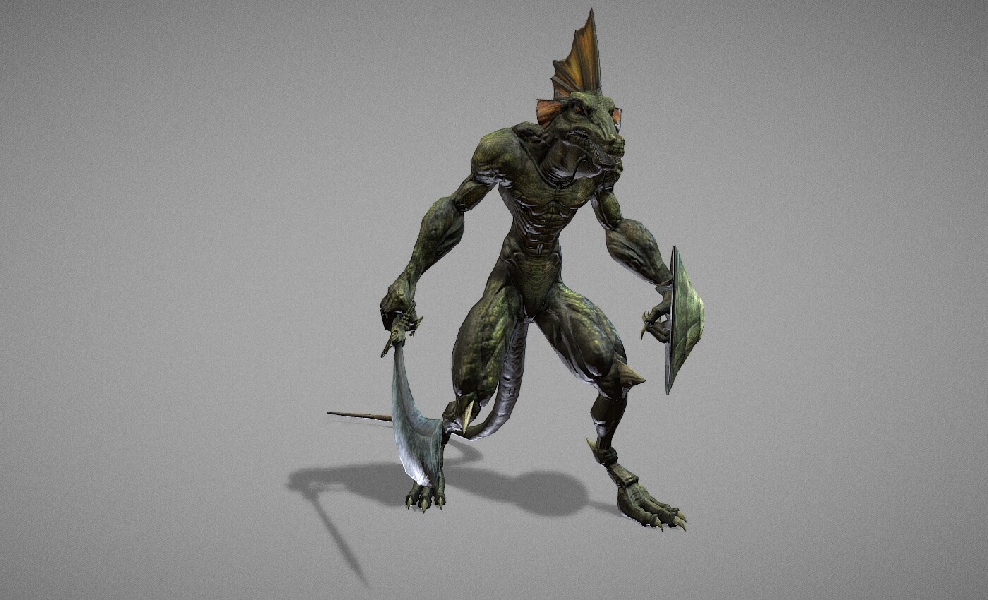 ArtStation - Lizardman Myth | Game Assets