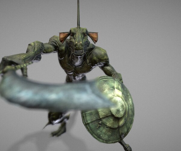 ArtStation - Lizardman Myth | Game Assets