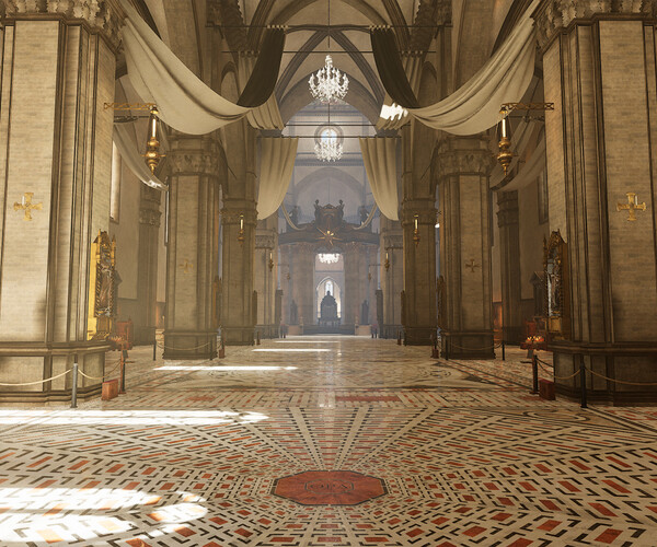 ArtStation - Cathedral Environment Pack | Game Assets