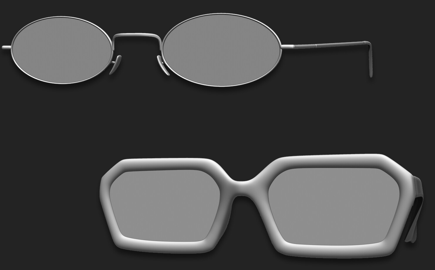 ArtStation - 15 Glasses Base Mesh | Resources