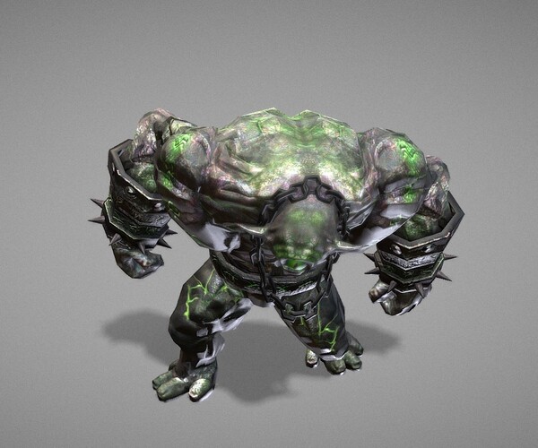ArtStation - Stone Golem Myth | Game Assets