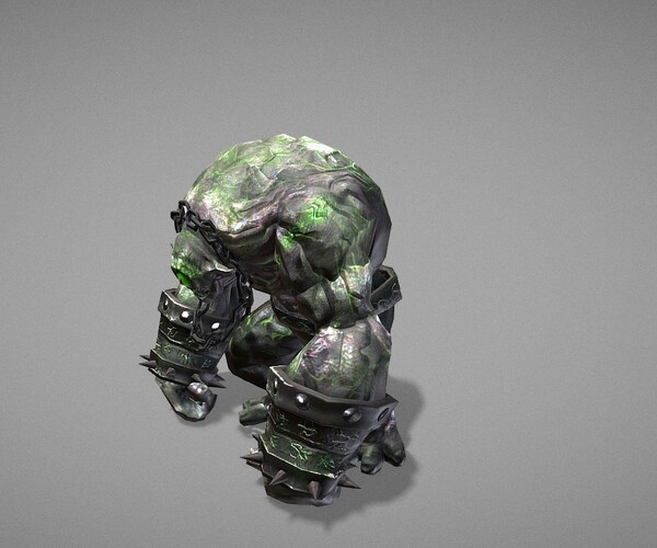 ArtStation - Stone Golem Myth | Game Assets