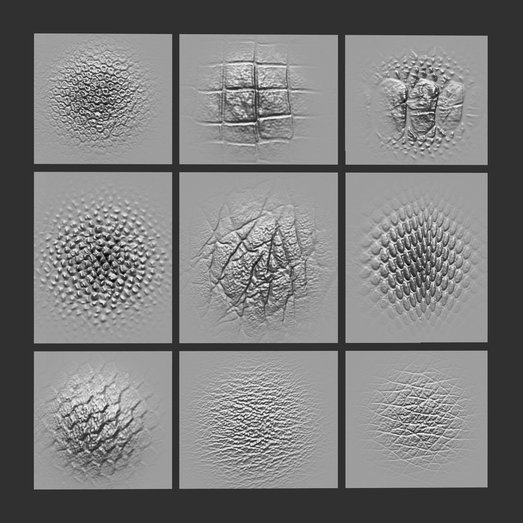 ArtStation - 40 Animal Skin Alpha and Brush | Brushes