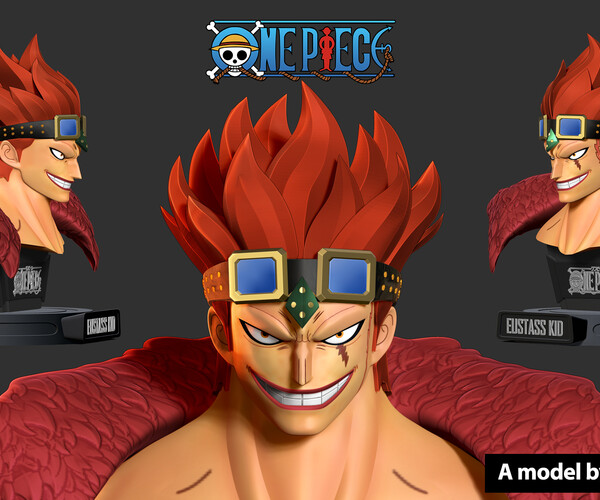 ArtStation - Eustass Kid Bust | Resources