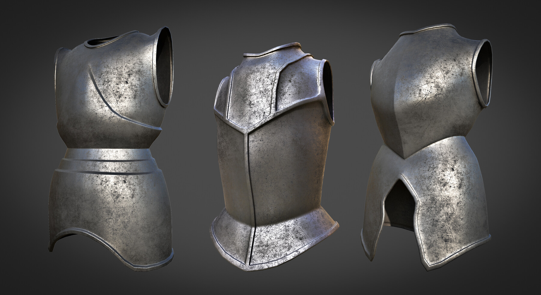 ArtStation - 20 Body Armor Base Mesh (With UV) | Game Assets