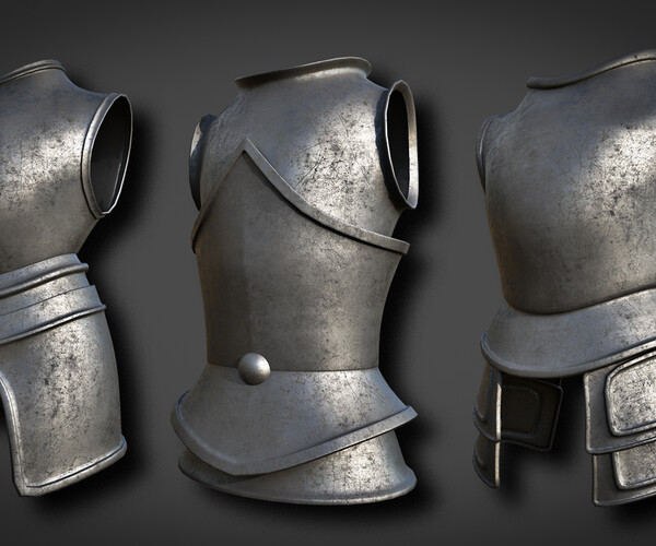 ArtStation - 20 Body Armor Base Mesh (With UV) | Game Assets