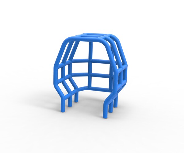 ArtStation - 3D printable Diecast Roll Cage of Pro Stock Pulling ...