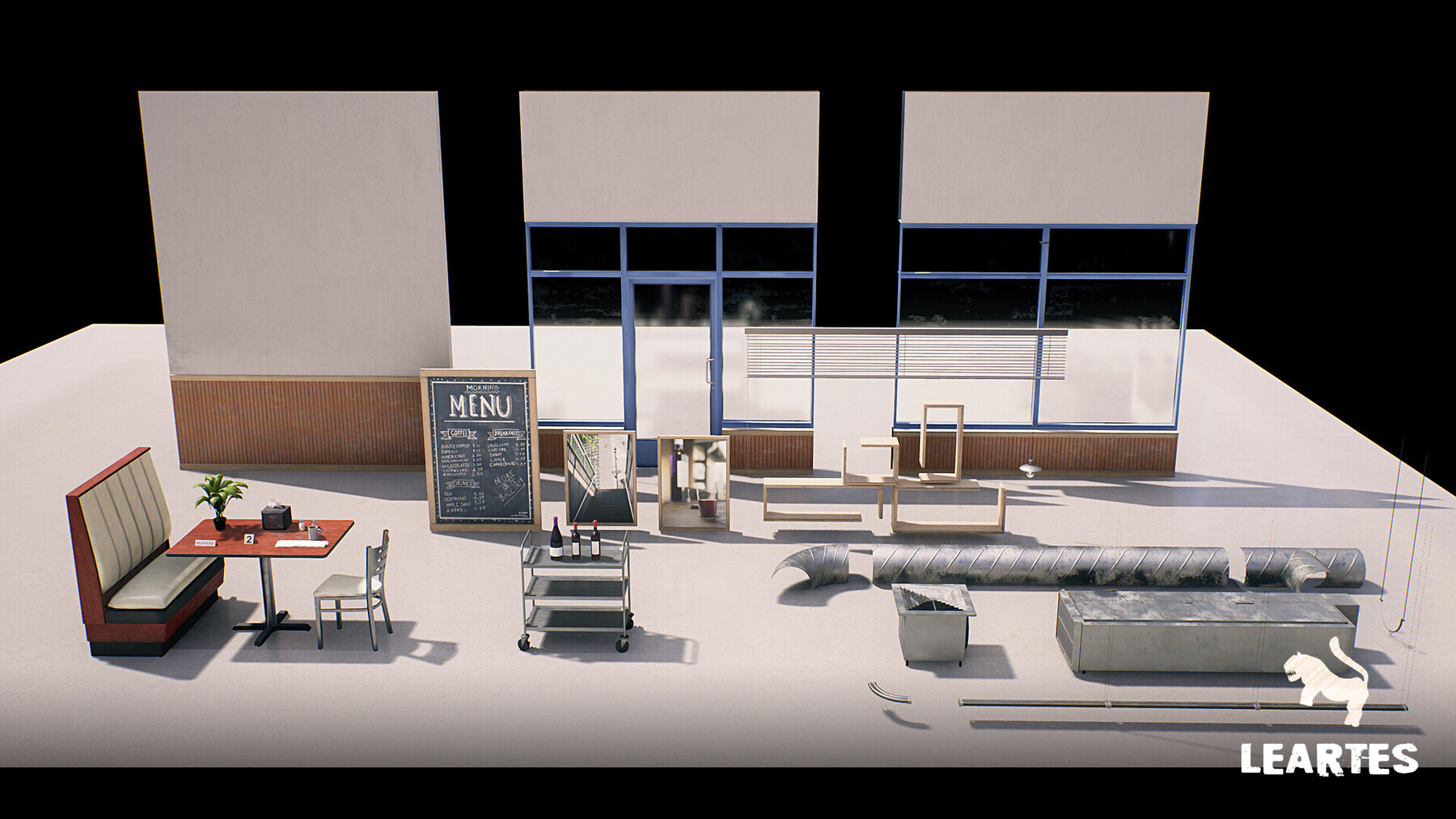 ArtStation - Coffee Shop Environment | Game Assets