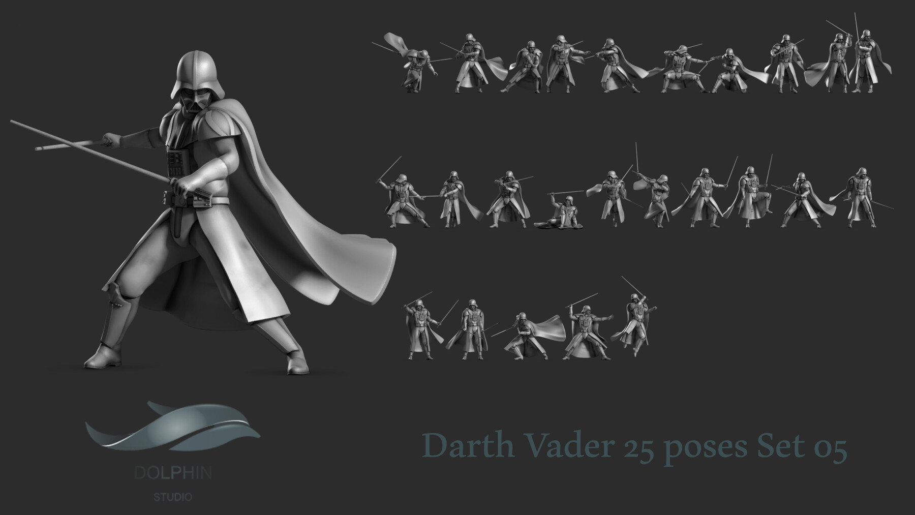 ArtStation - Darth Vader Figure Set 05 | Resources