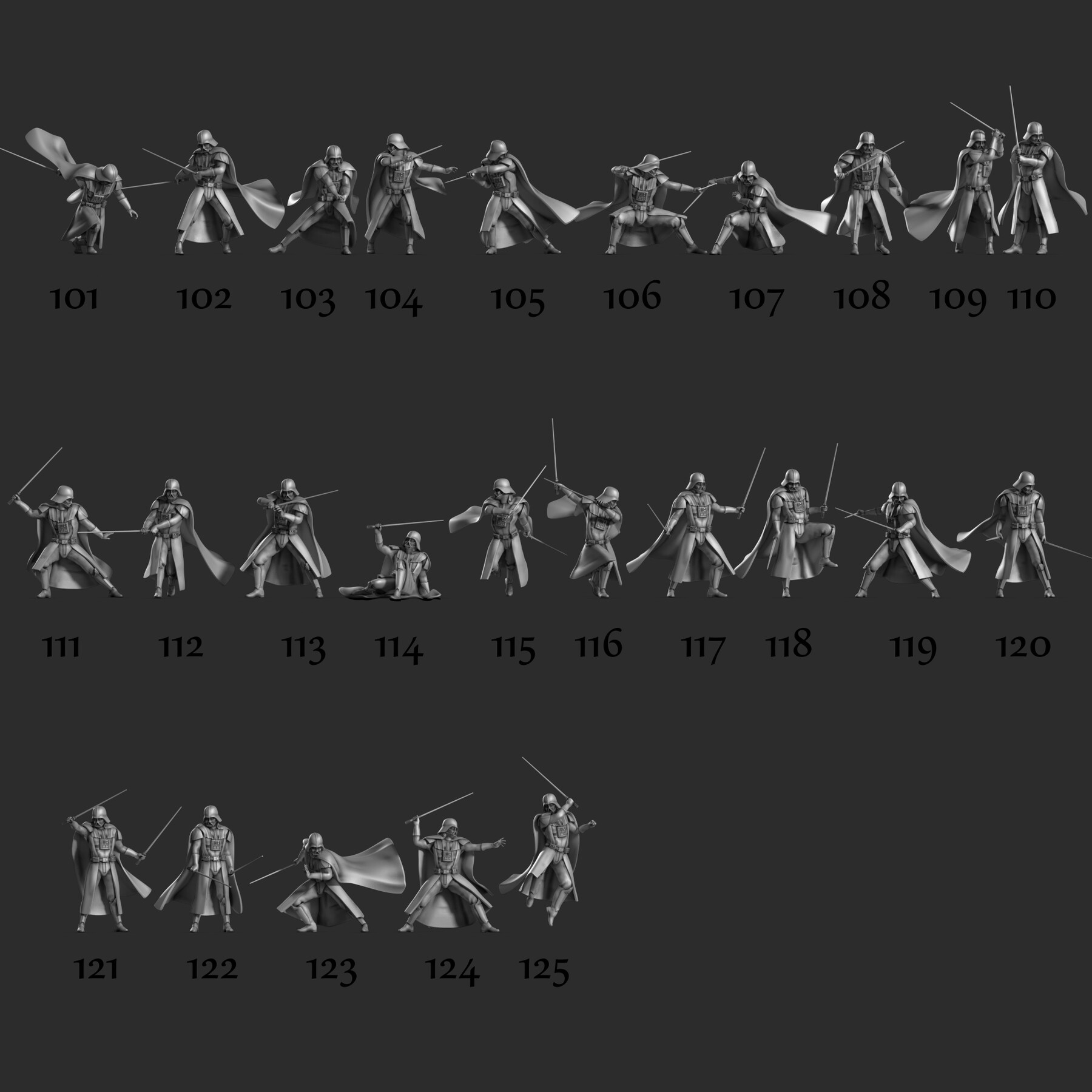 ArtStation - Darth Vader Figure Set 05 | Resources