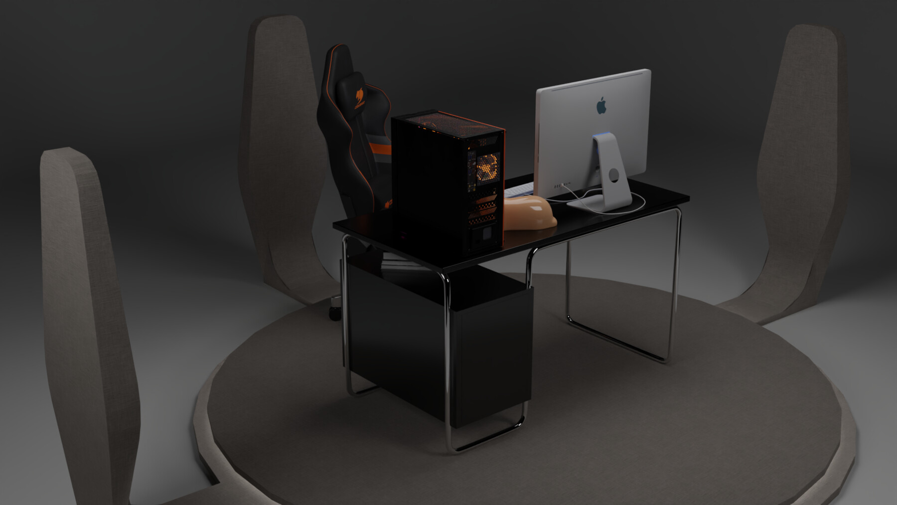 ArtStation - Workplace on the platform | Resources