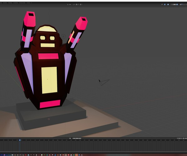 ArtStation - Free Animated robot | Resources