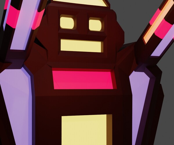 ArtStation - Free Animated robot | Resources