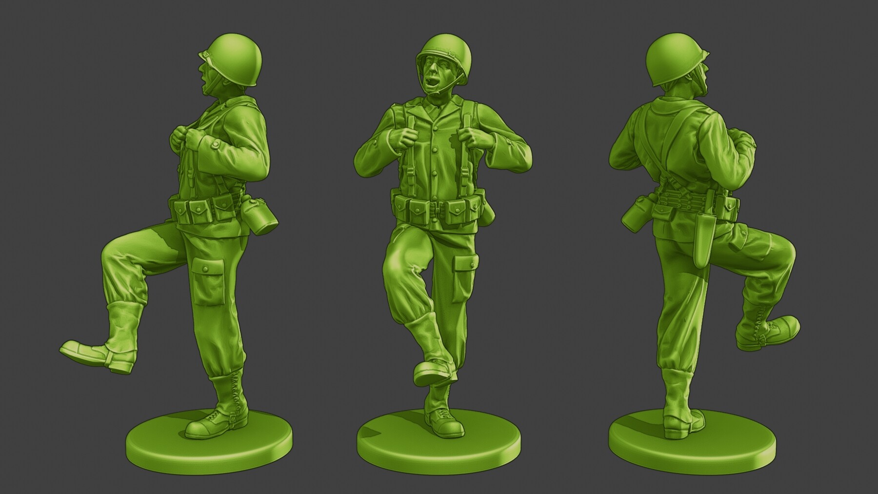 ArtStation - American soldier ww2 dance A15 | Resources