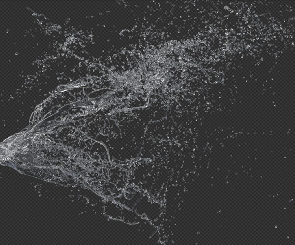 ArtStation - Water Splash Animation and Model | Resources