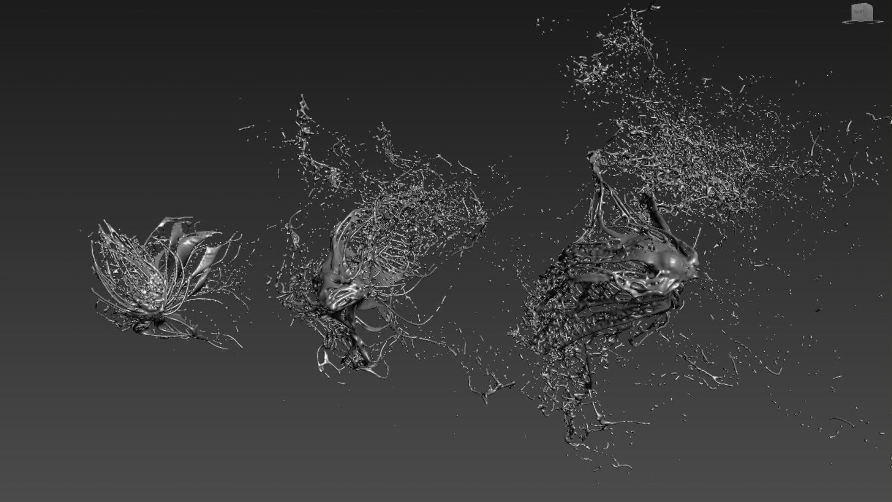 ArtStation - Water Splash Animation and Model | Resources