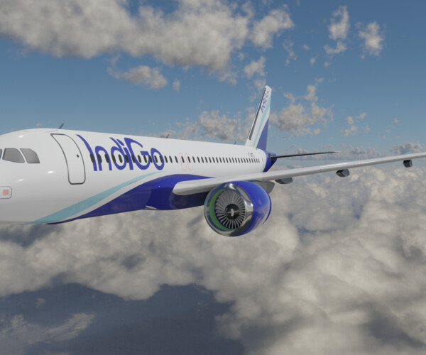 ArtStation - ANIMATED INDIGO FLIGHT GAME READY | Game Assets