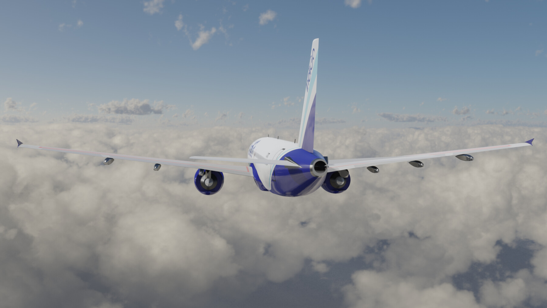 ArtStation - ANIMATED INDIGO FLIGHT GAME READY | Game Assets