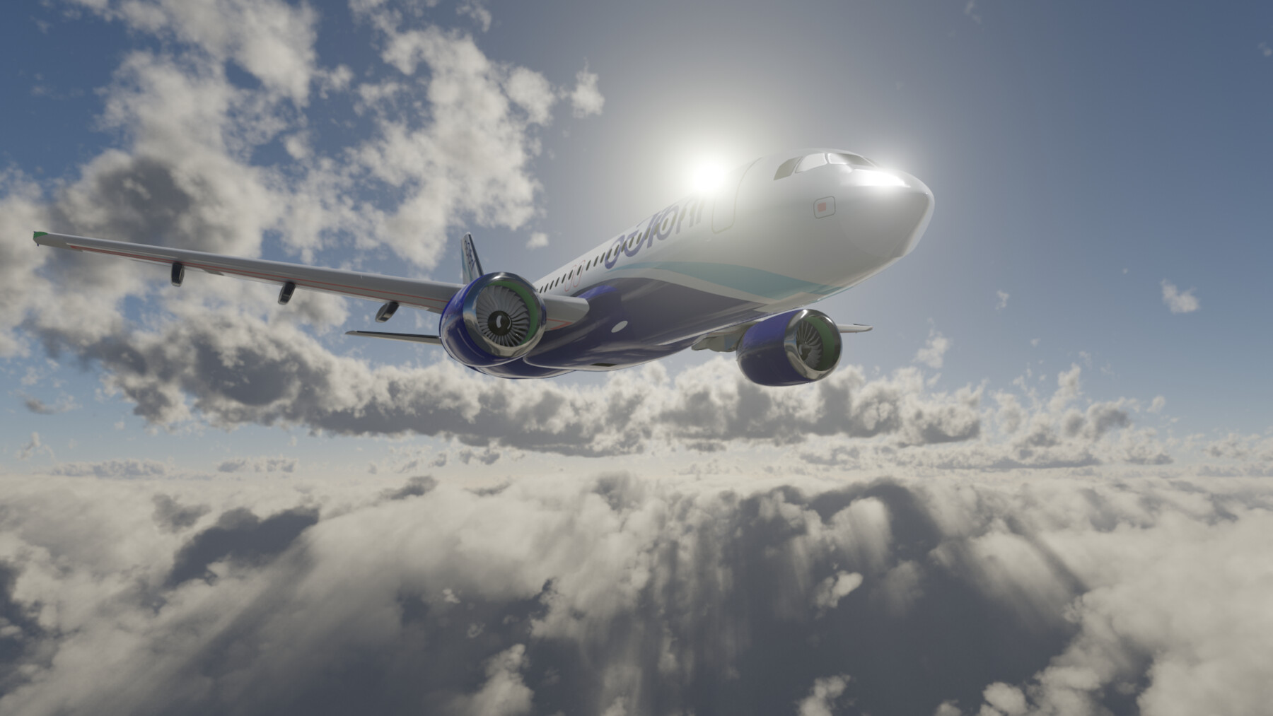 ArtStation - ANIMATED INDIGO FLIGHT GAME READY | Game Assets