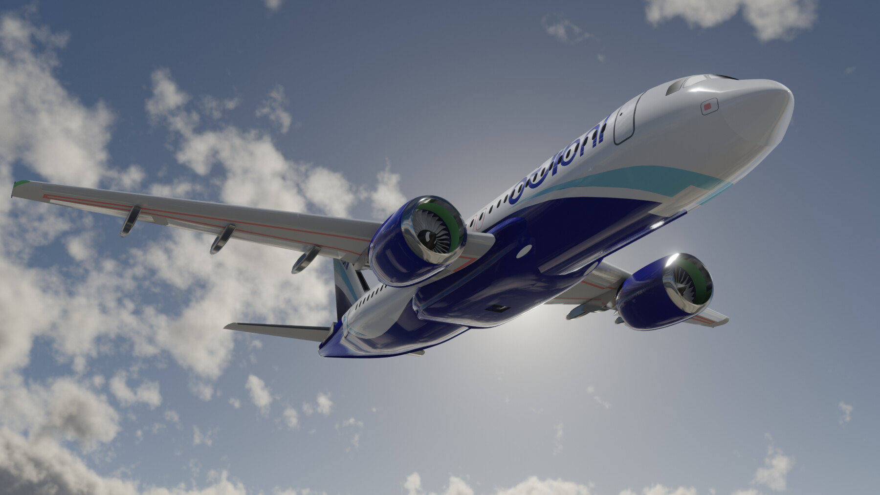 ArtStation - ANIMATED INDIGO FLIGHT GAME READY | Game Assets