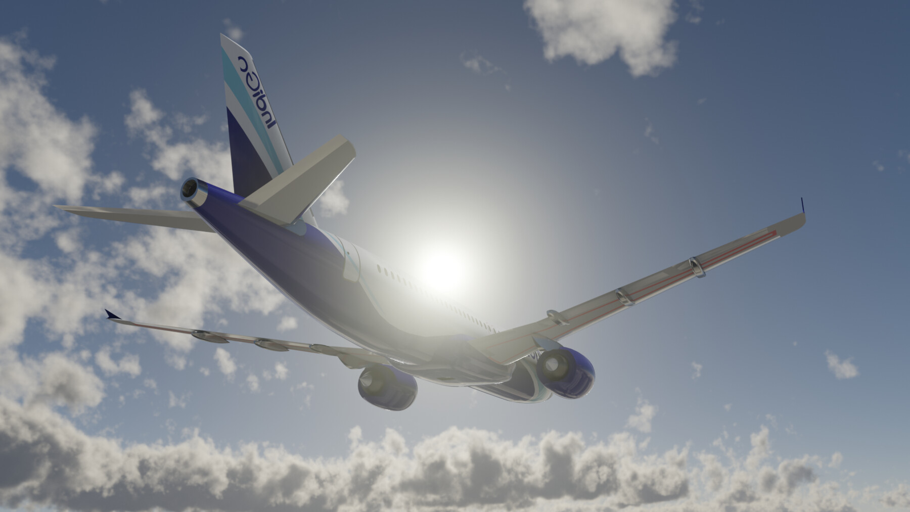 ArtStation - ANIMATED INDIGO FLIGHT GAME READY | Game Assets