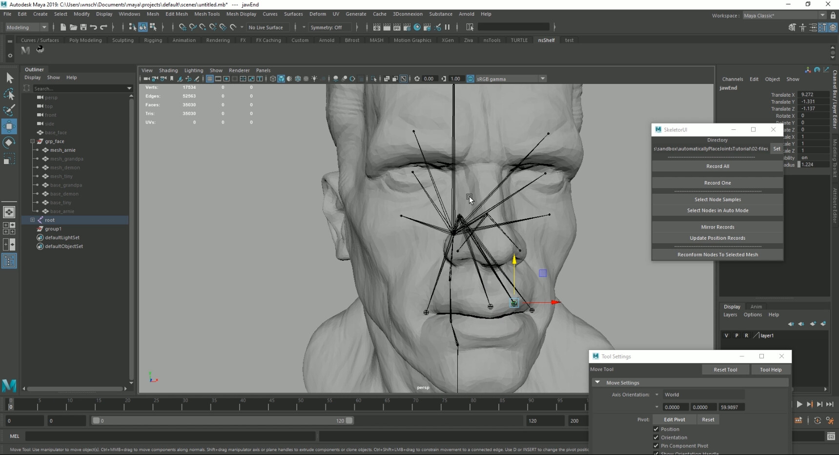 ArtStation - Automatic Skeleton Placement In Any Character, Any Pose ...