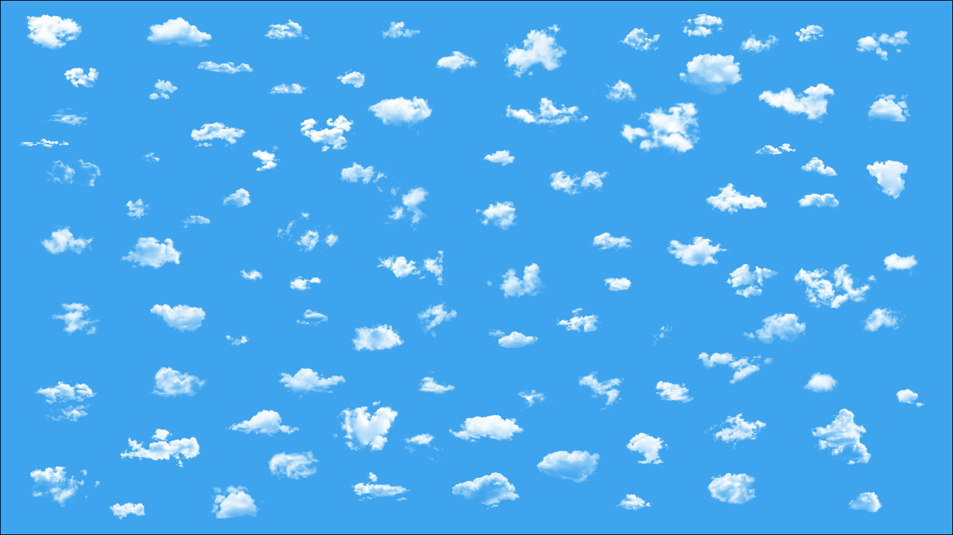 ArtStation - 100 Transparent Cloud textures 4k png | Brushes