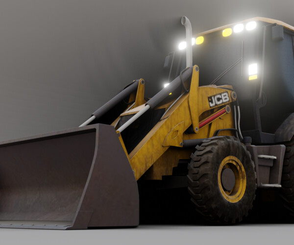 ArtStation - JCB BULLDOZER GAME READY | Game Assets