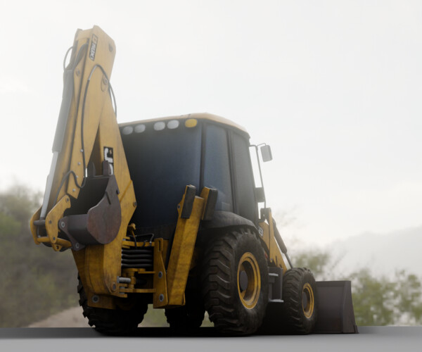 ArtStation - JCB BULLDOZER GAME READY | Game Assets