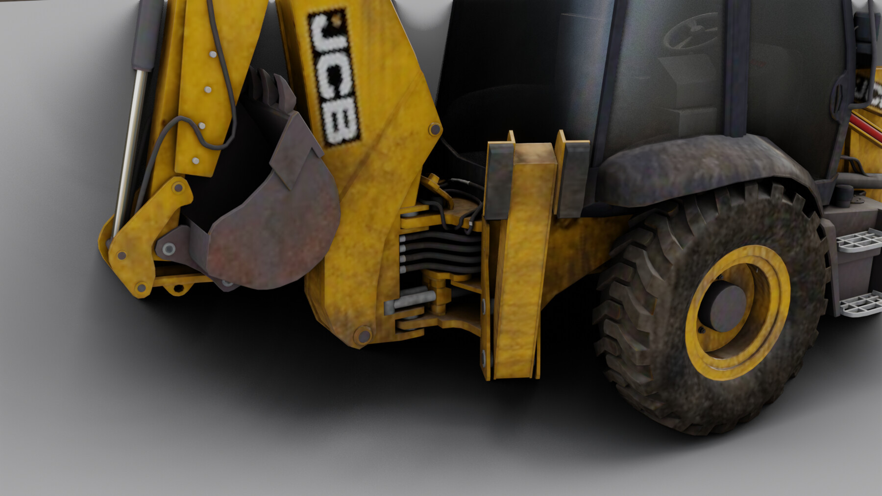 ArtStation - JCB BULLDOZER GAME READY | Game Assets