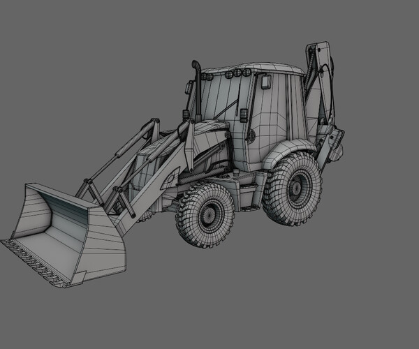 ArtStation - JCB BULLDOZER GAME READY | Game Assets