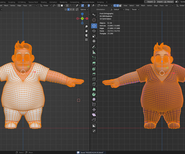 ArtStation - Rigged Gymer Character - Blender 3.0 - Klin-Man | Game Assets