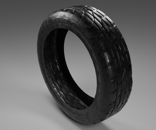 ArtStation - Car Tire Textured 3D model | Game Assets